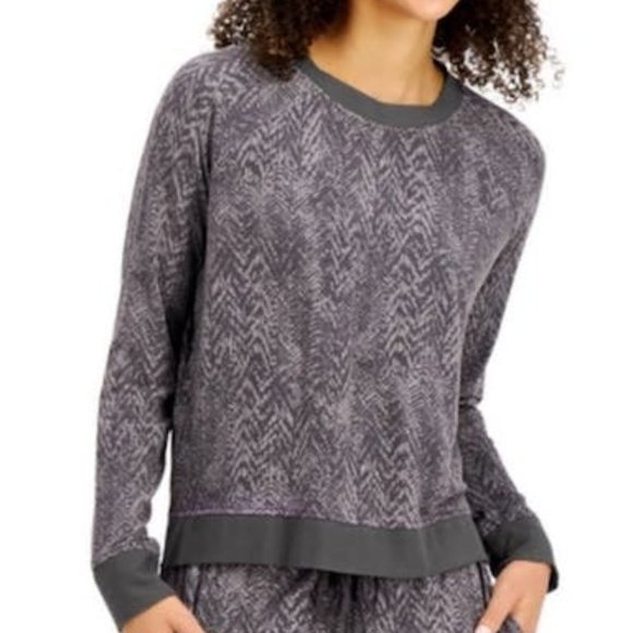 Alfani | Intimates & Sleepwear | Alfani Ultrasoft Crew Neck Pajama Top ...